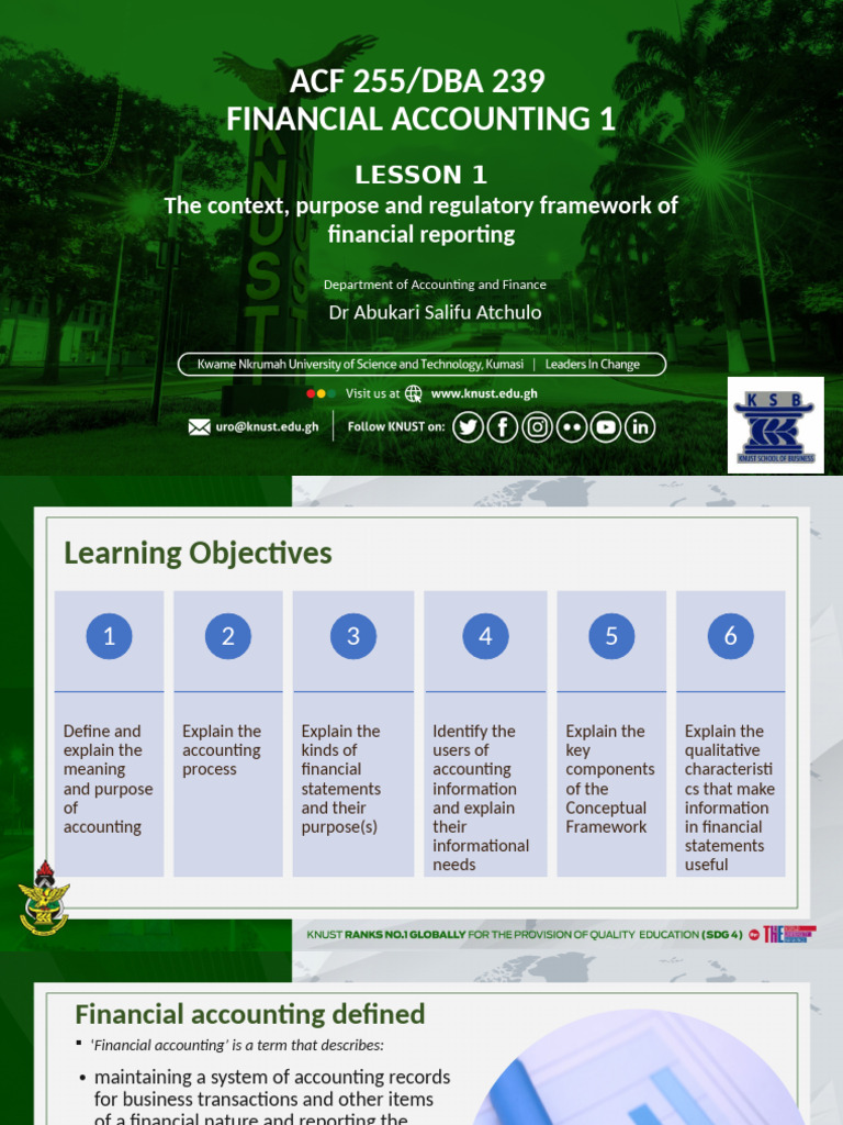 Financial Accounting Overview and Framework | PDF | International ...