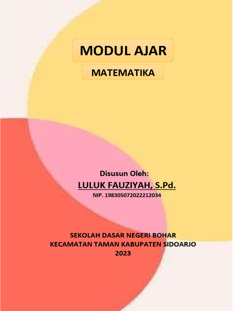 Modul Ajar Mat | PDF