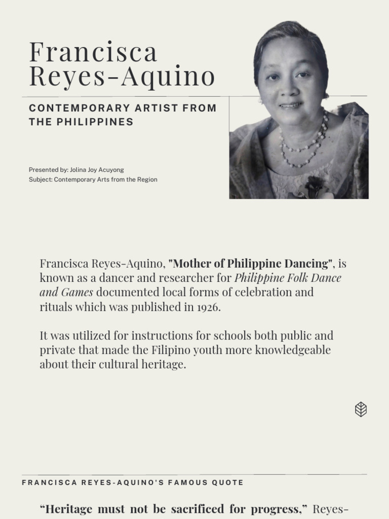 Who Is Francisca Reyes-Aquino - Contemporary Arts From The Region | PDF