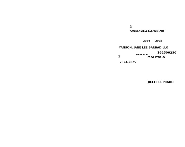 Card l121 Matatag | PDF