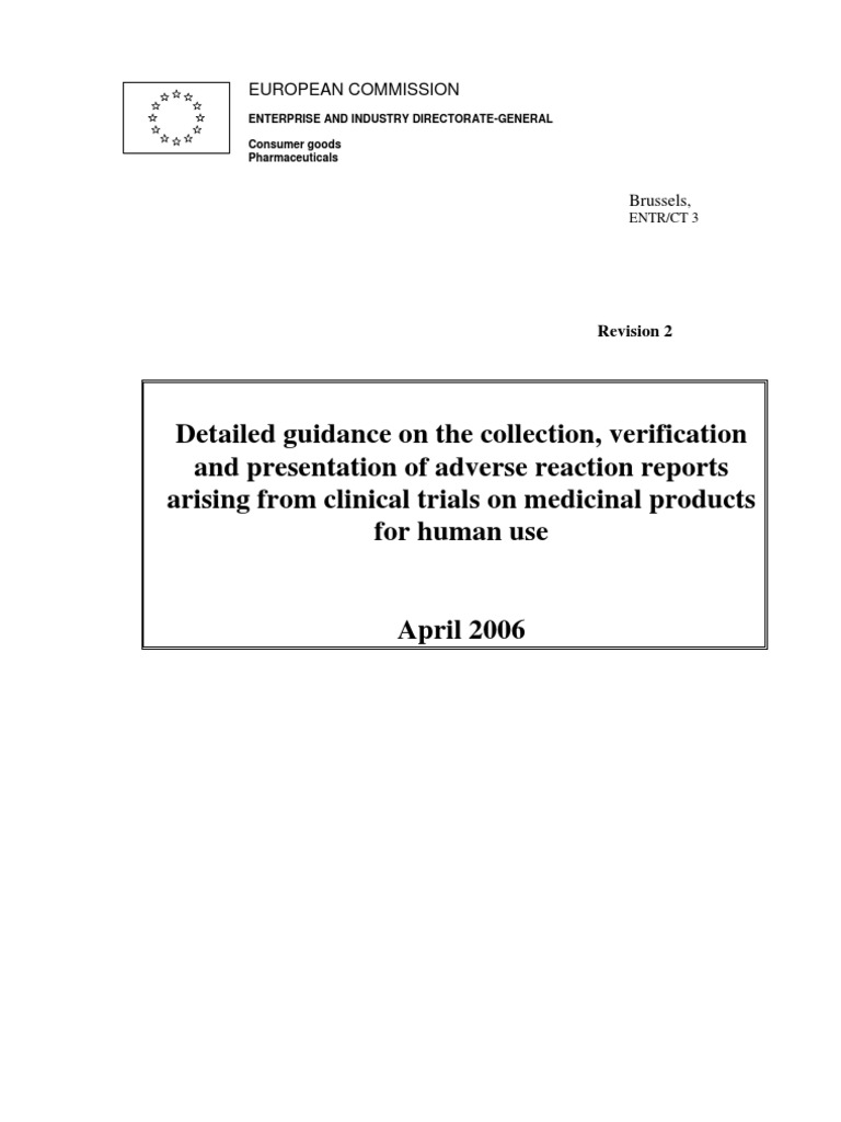 21 Susar Rev2 2006 04 11 | PDF | Clinical Trial | Adverse Effect
