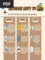Earthquake Duck, Cover, and Hold Tips | PDF