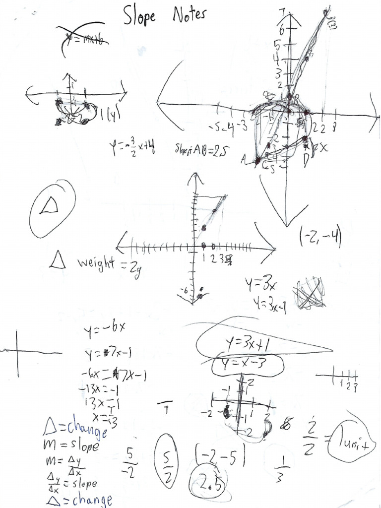 Slope Notes Side 1 | PDF