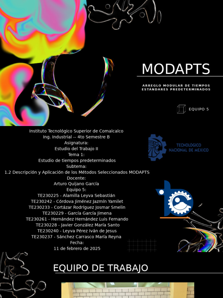 EXPOSICION_EQUIPO_5_MODAPTS | PDF