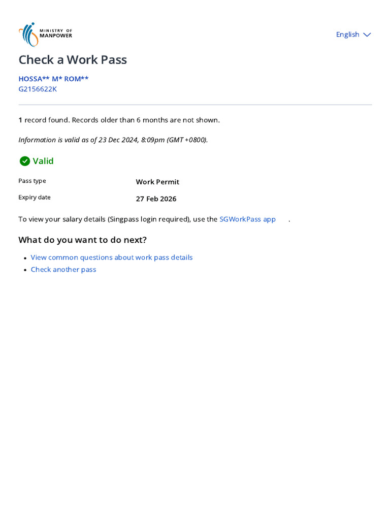 Check Your Work Permit Status Online | PDF