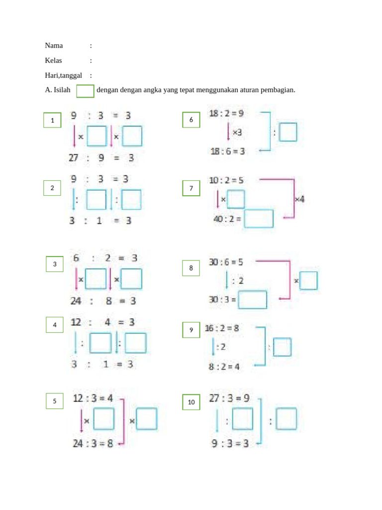 Matematika 4B Bab 2 Pembagian | PDF