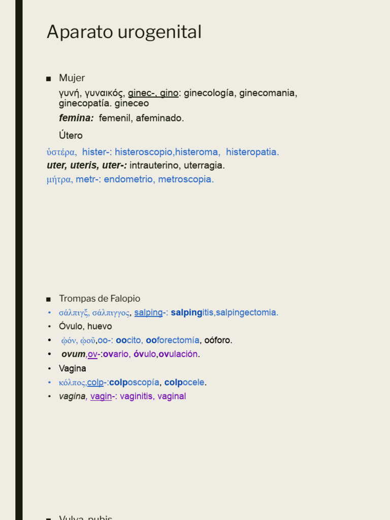 Aparato urogenital. Parte VI | PDF