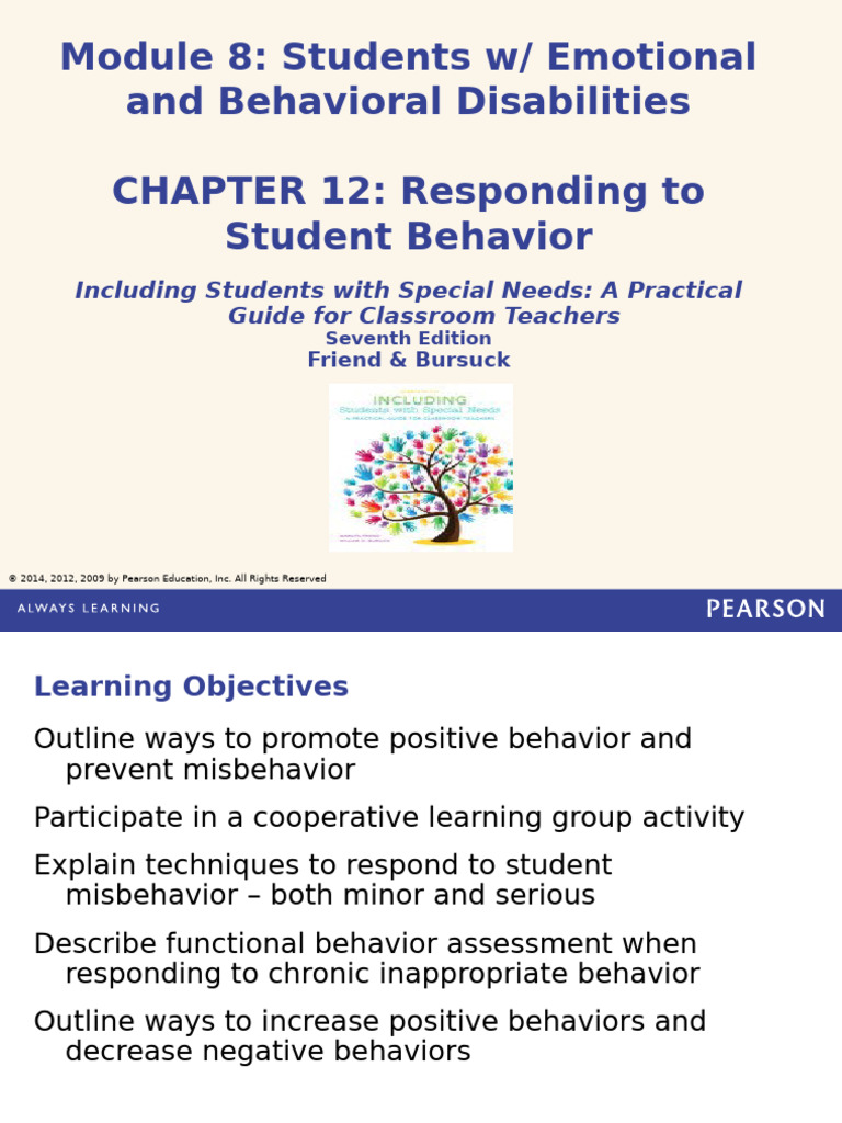 Chapter 12 Power Point - Responding To Student Behavior | PDF | Reinforcement | Teachers