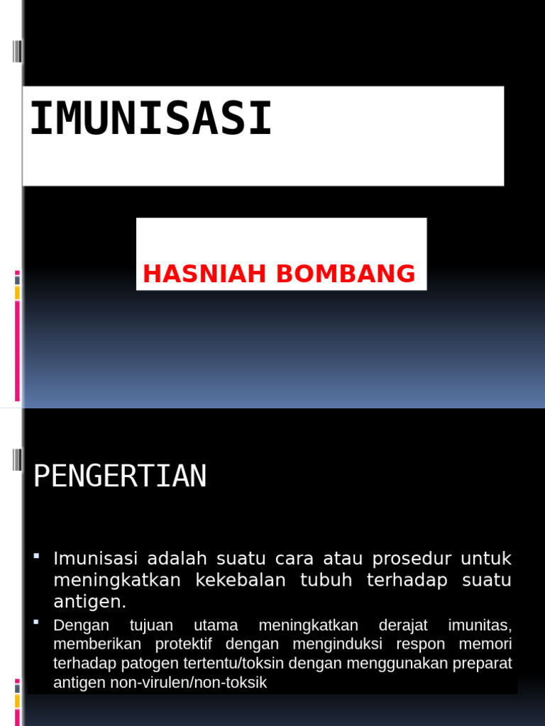 Pentingnya Imunisasi | PDF