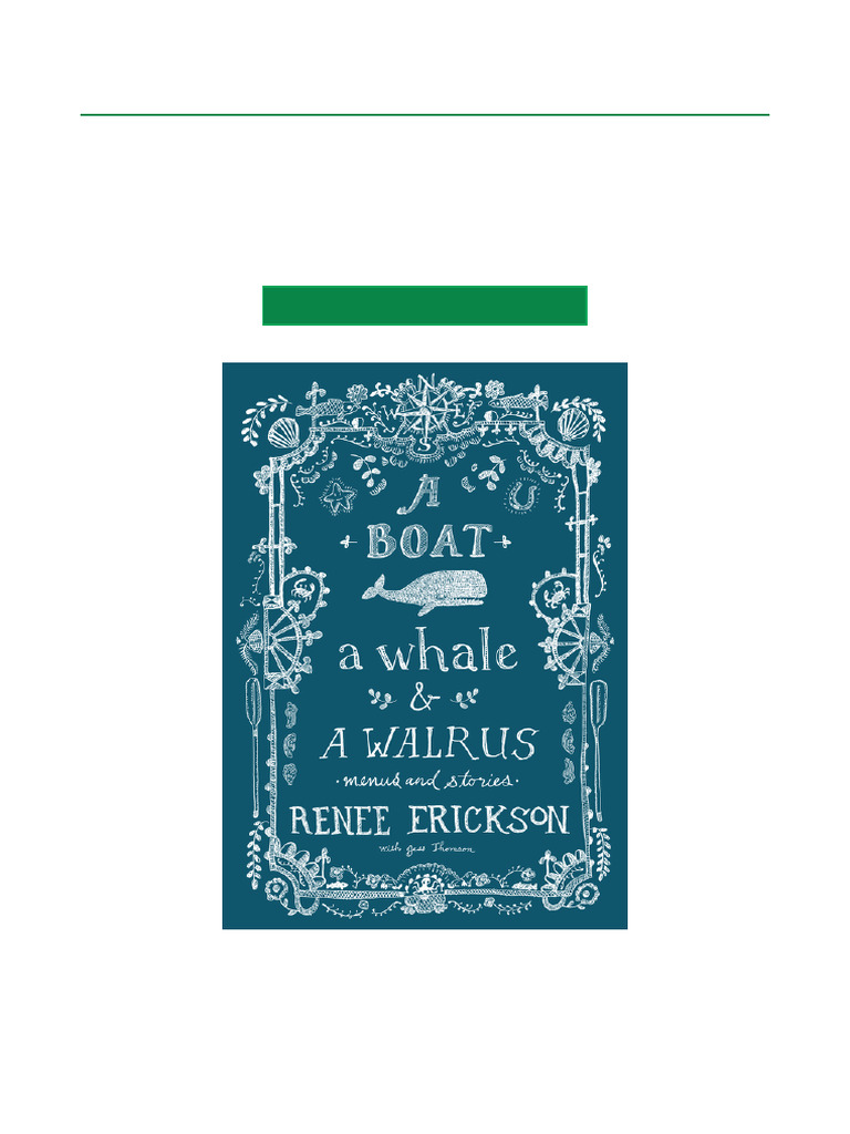 Access A Boat, a Whale & a Walrus Menus and Stories Total Access eBook ...