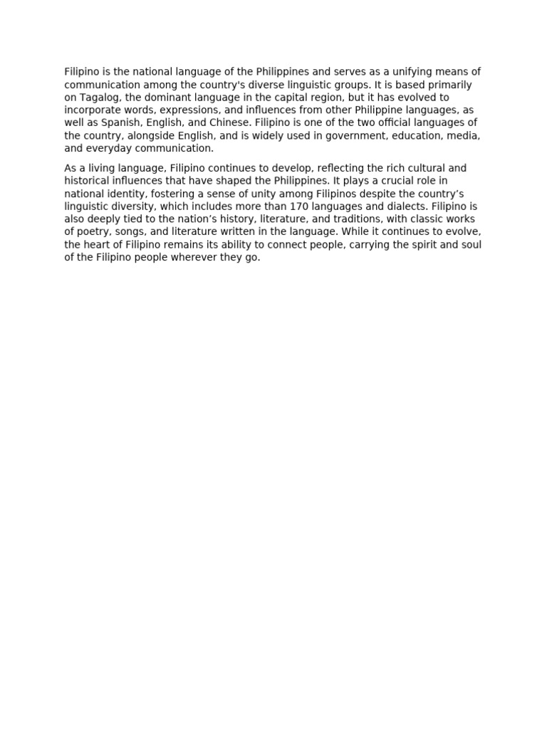 Filipino | PDF