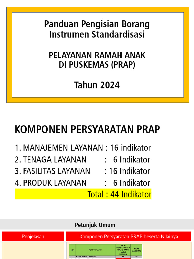 Panduan Pengisian Borang PRAP Tahun 2024 | PDF