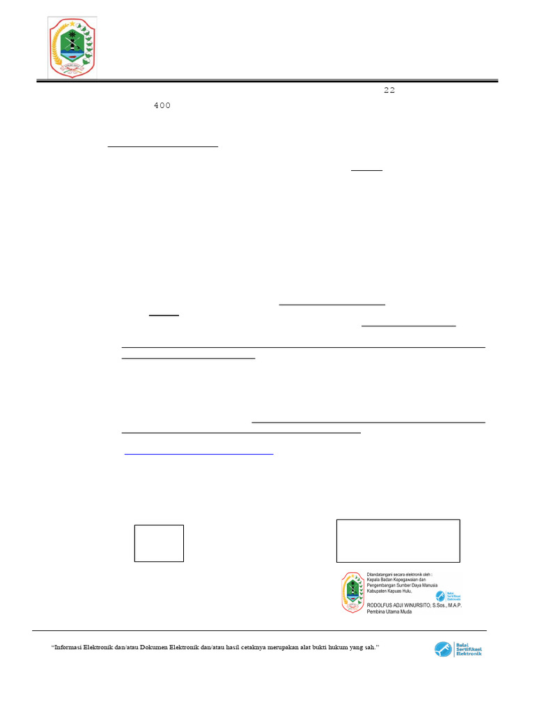 EDARAN KP Tes TTE - Sign PDF | PDF