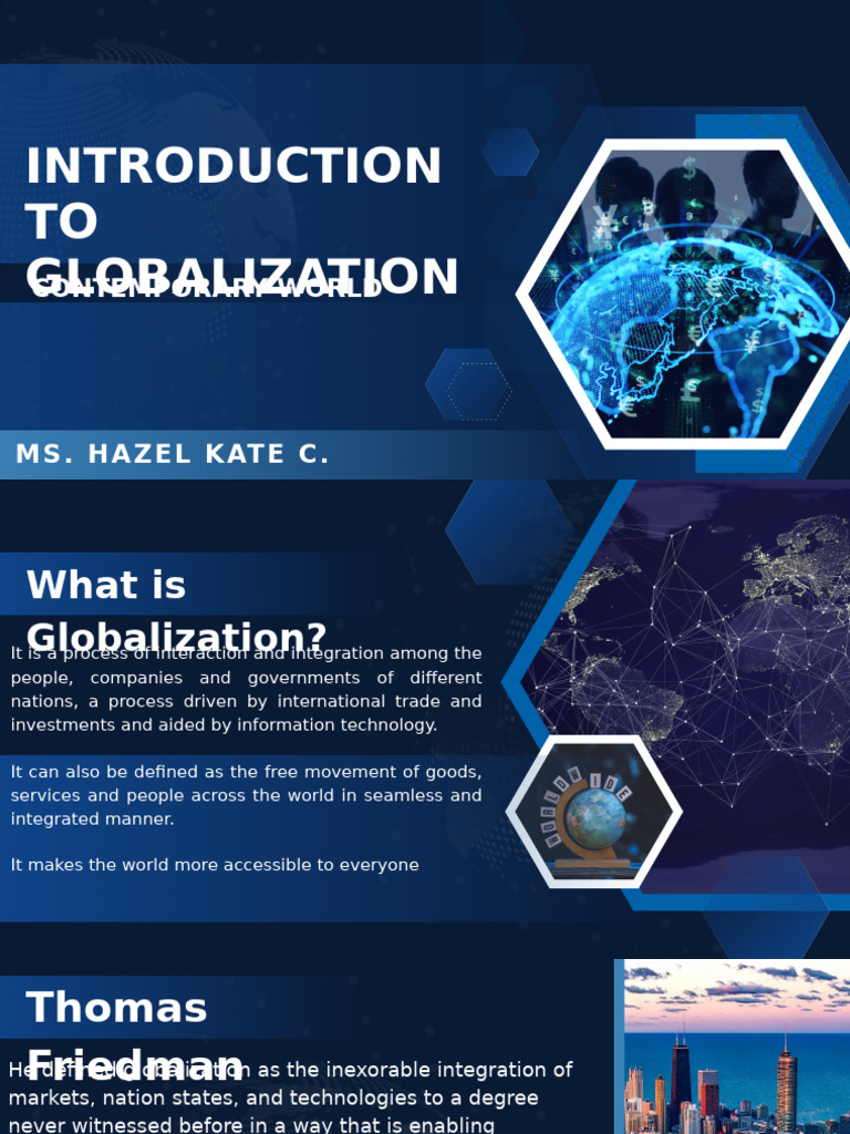 Prelim - Intro To Globalization l1 | PDF | Globalization | Poverty