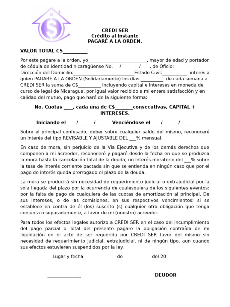 Pagare Credi Ser | PDF