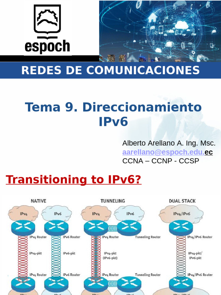 Tema 7. Direcionamiento IPv6 | PDF | I Pv6 | Ip Address