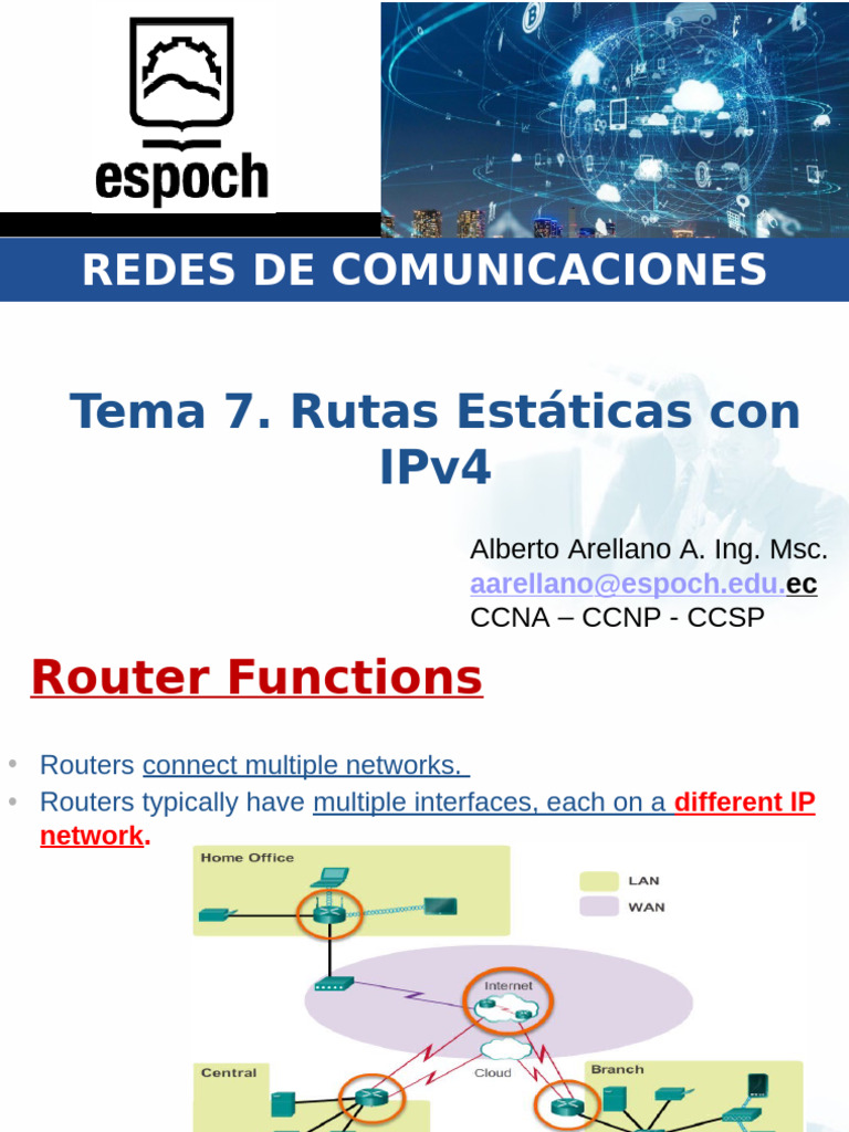 Tema 6. Static Routing | PDF | Routing | Router (Computing)