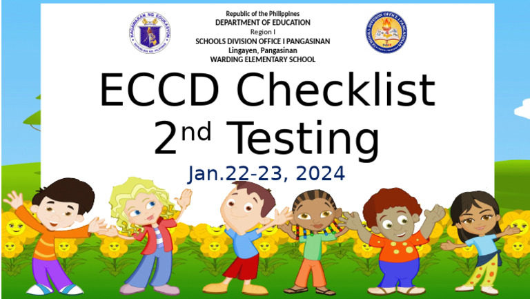 2nd ECCD Checklist Tarp 2023-2024 (LAPTOP-HJ0V0NRS's Conflicted Copy 2025-02-18) | PDF