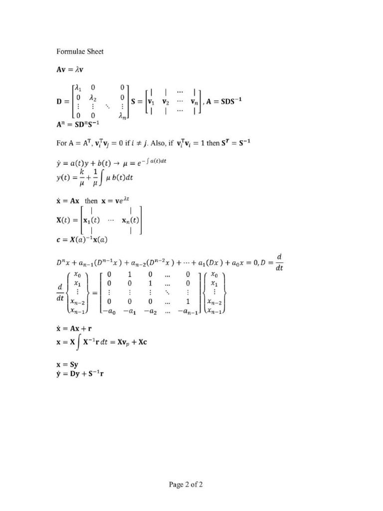 สรุป Appiled Math | PDF