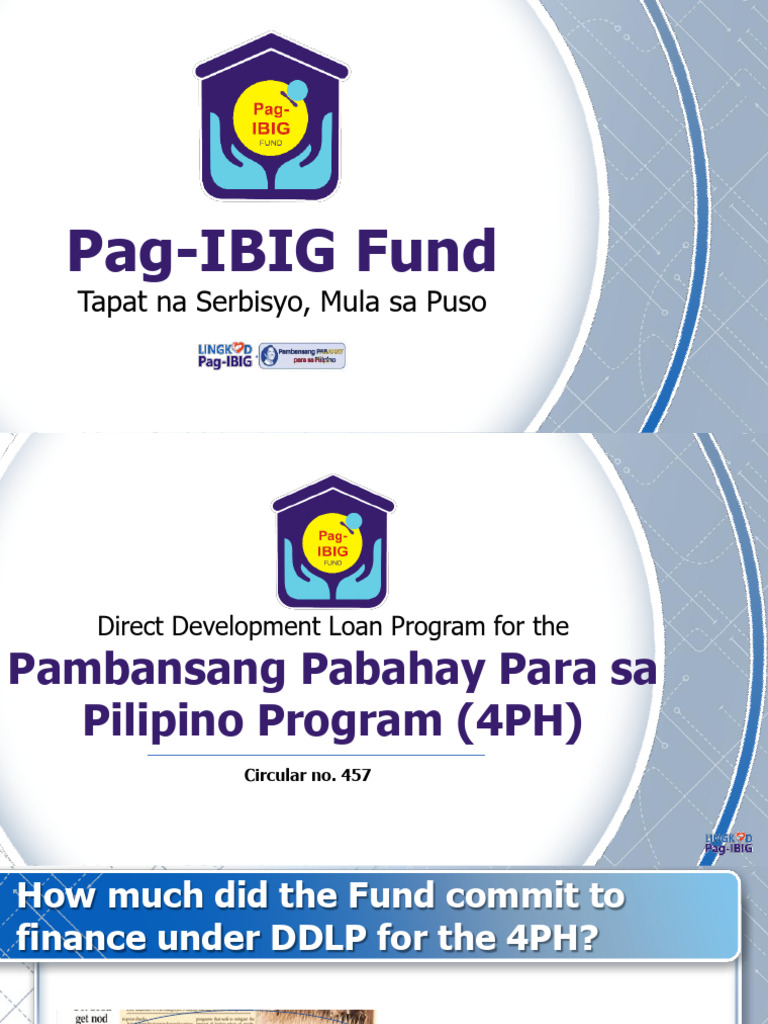 Pag-IBIG DDLP For 4PH - 18july2021 | PDF | Loans | Interest