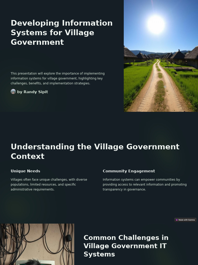 Developing Information Systems For Village Government | PDF | Security | Computer Security