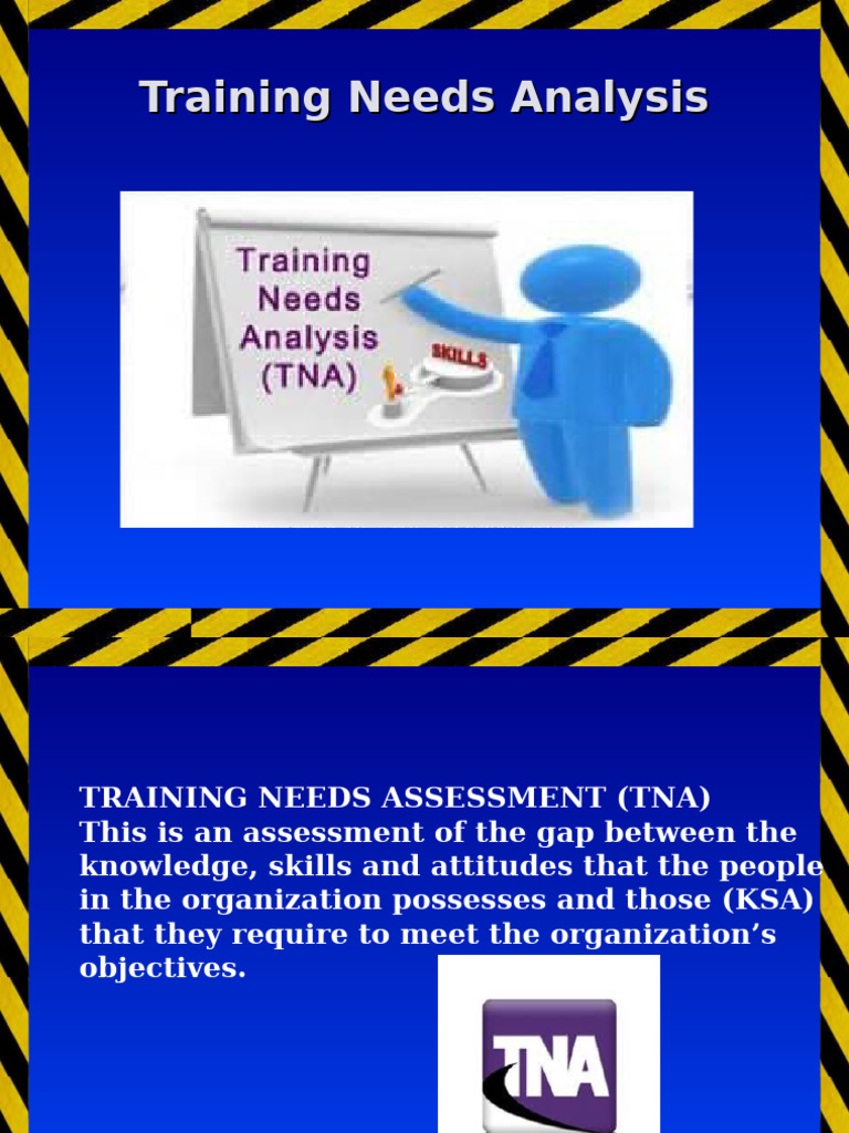 3 Training Needs Analysis | PDF | Psychology | Behavioural Sciences