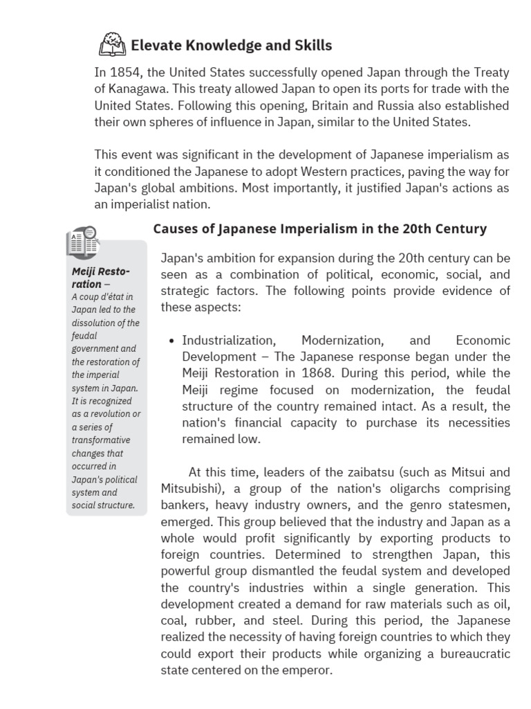 Japan's 20th Century Expansion Strategies | PDF | Empire Of Japan ...