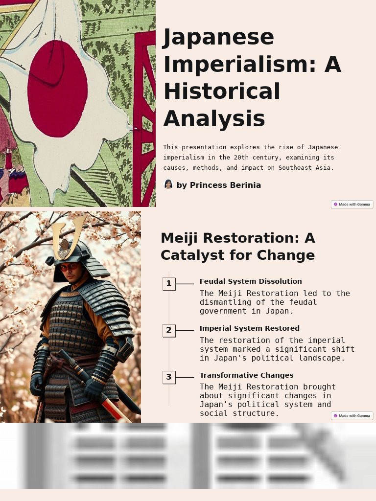 Japanese Imperialism in Southeast Asia | PDF | Empire Of Japan | Japan