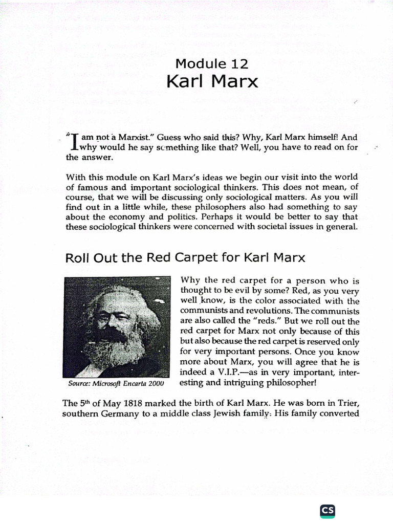 Karl Marx | PDF
