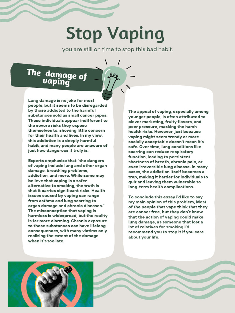 Stop Vaping | PDF
