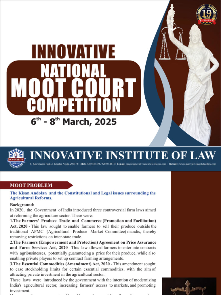 National Moot Court Problem | PDF | Mootness | Justice