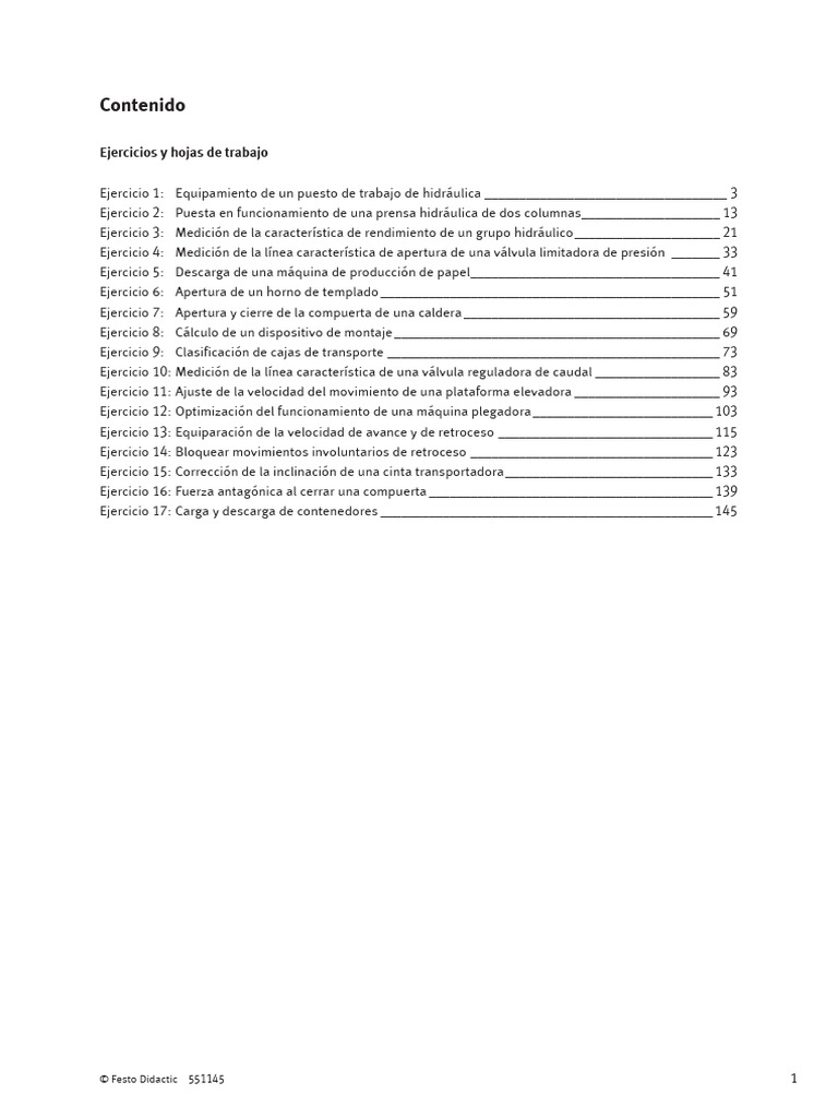 Hojas - de - Trabajo - HidrÃ¡ulica - Nivel Bã¡sico | PDF | Bomba | Descarga (hidrología)