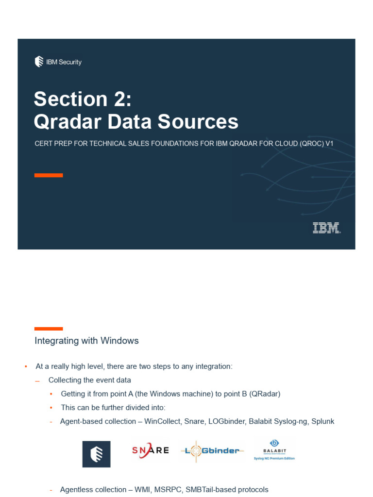 5.qradar Data Sources | PDF