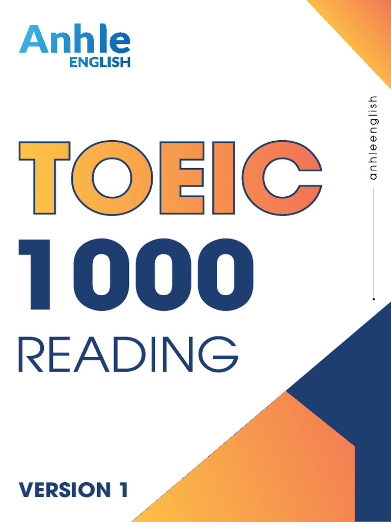 Toeic 1000 RC (Anhletoeic) | PDF