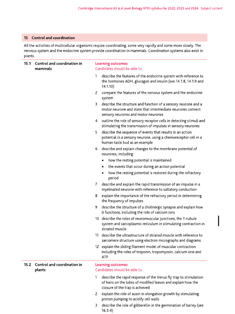 Unit 15 Objectives (2025) | PDF