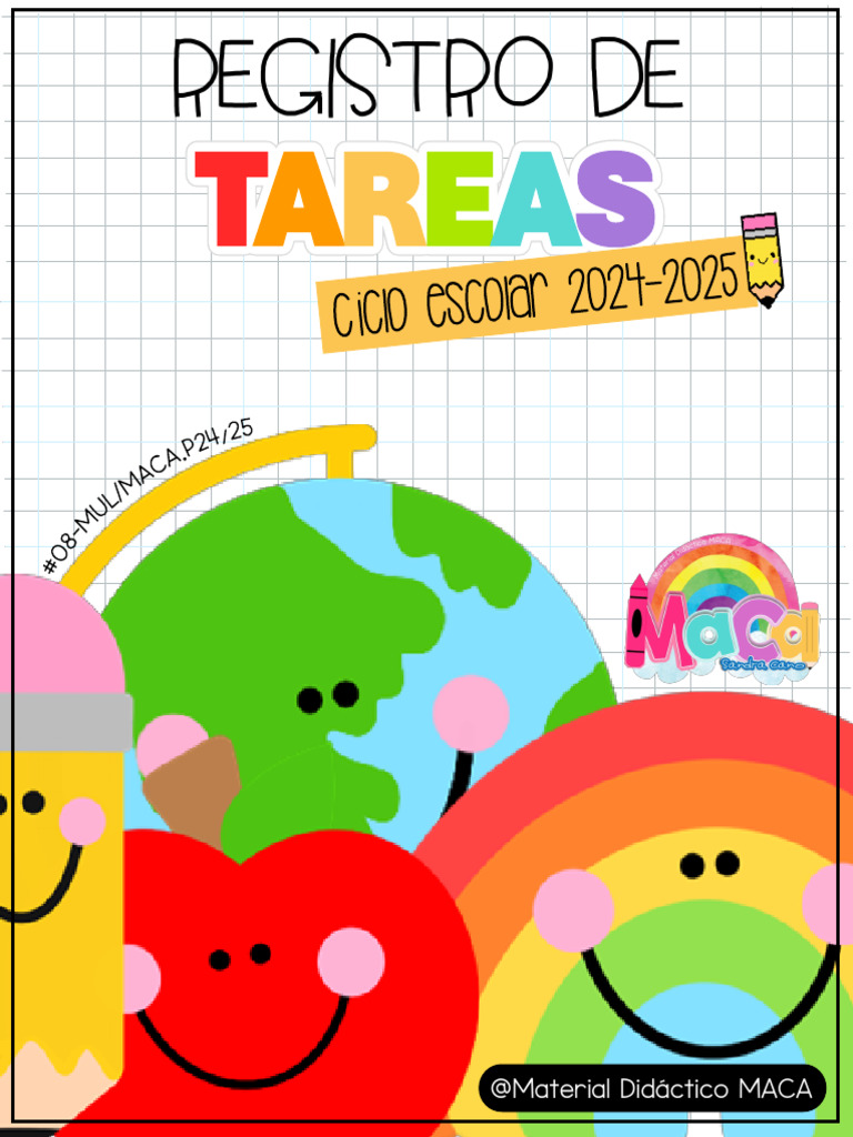 8.registro de Tareas Formato Febrero | PDF