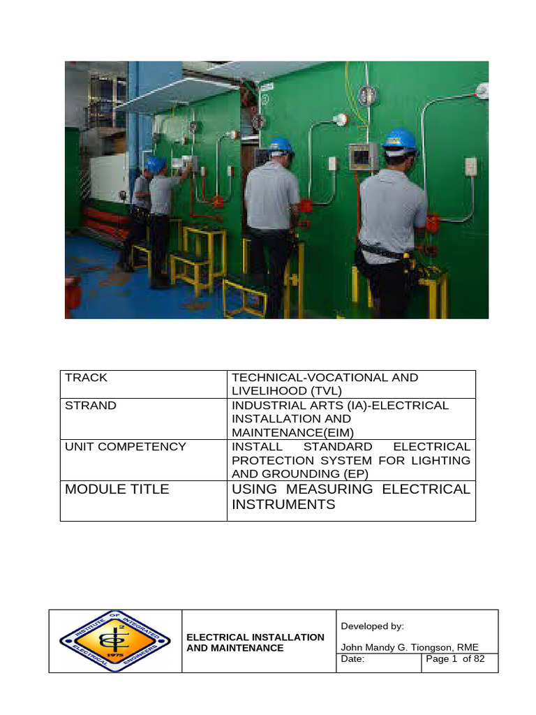 CBLM-Using Measuring Instruments | PDF | Diode | Direct Current