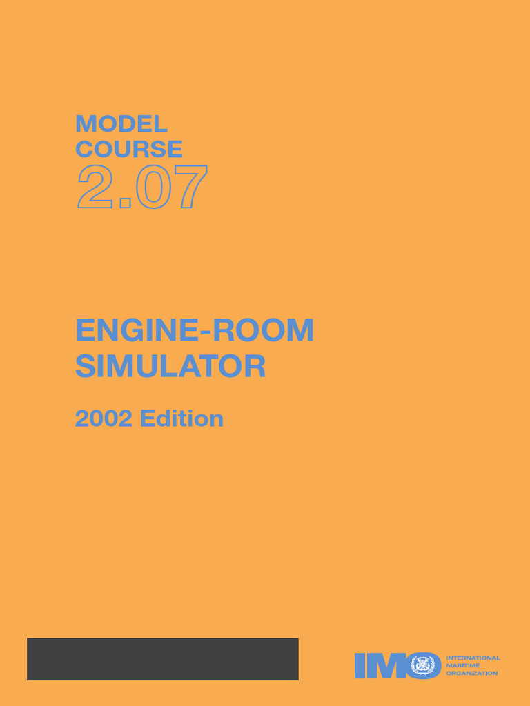 27 Model Course 2.07 Engine-Room Simulators, 2002 Edition | PDF ...