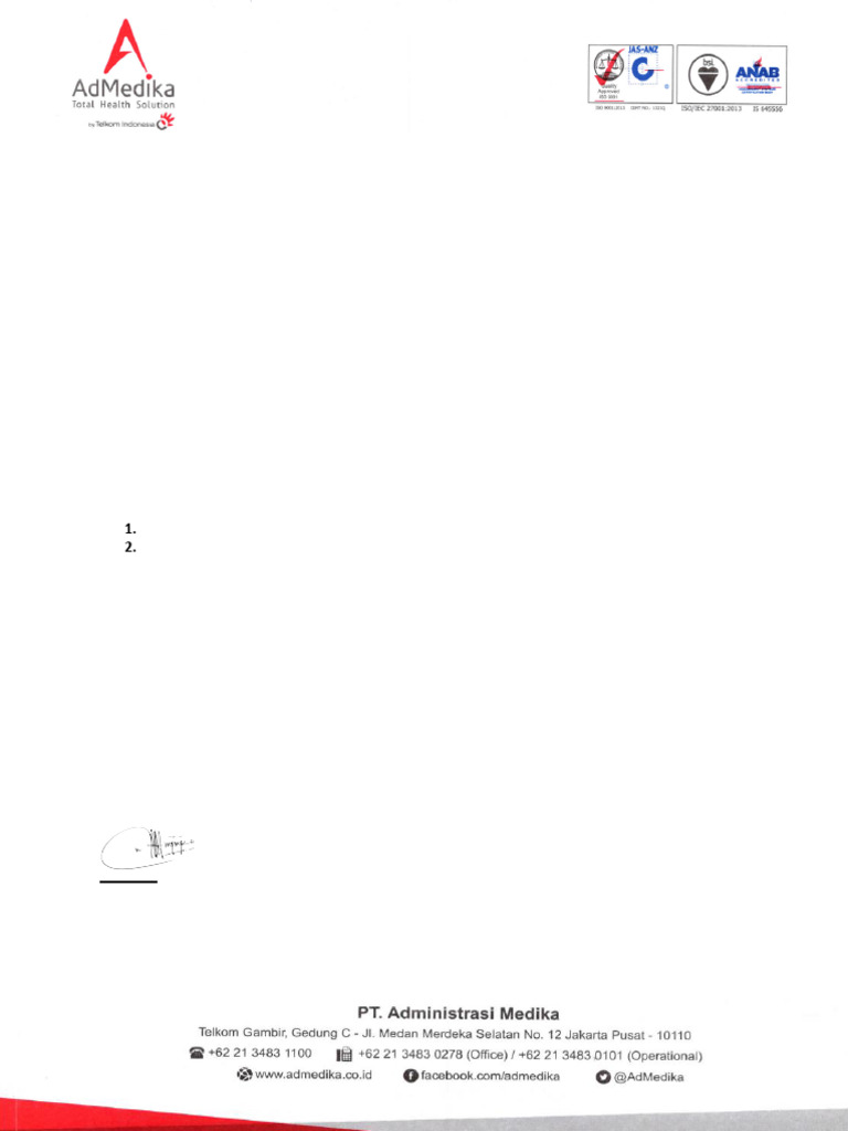 Surat Penambahan Layanan PT SUPREME ENERGY GROUP (SERD & SEML) | PDF