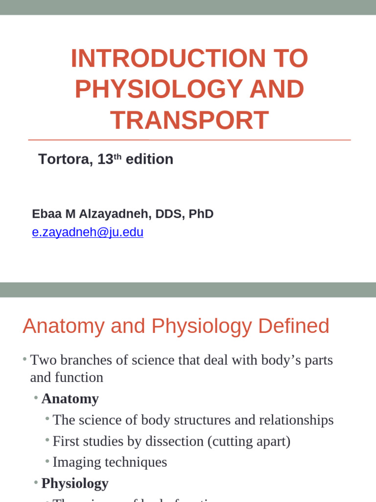 Introduction To Physiologyand Transport-21-Ebaa | PDF | Cell Membrane ...
