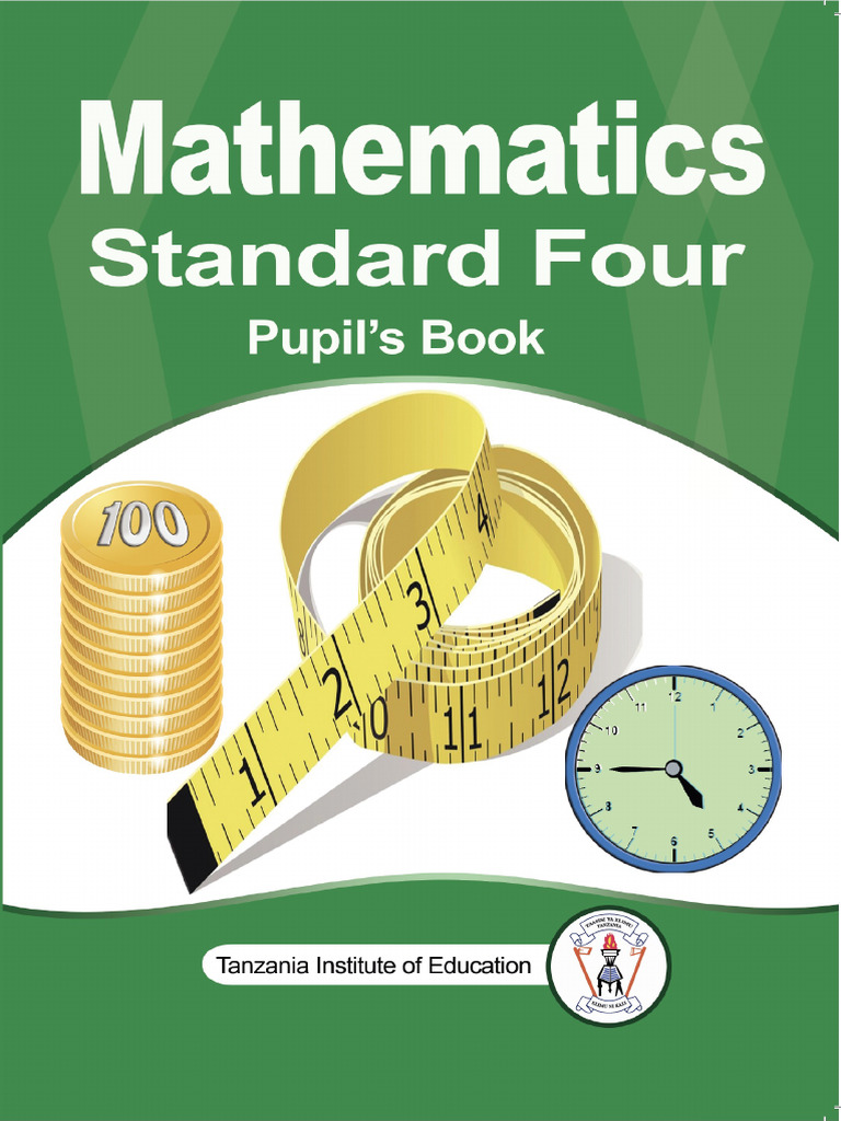 Mathematics. Standard Four | PDF | Numbers | Mathematics