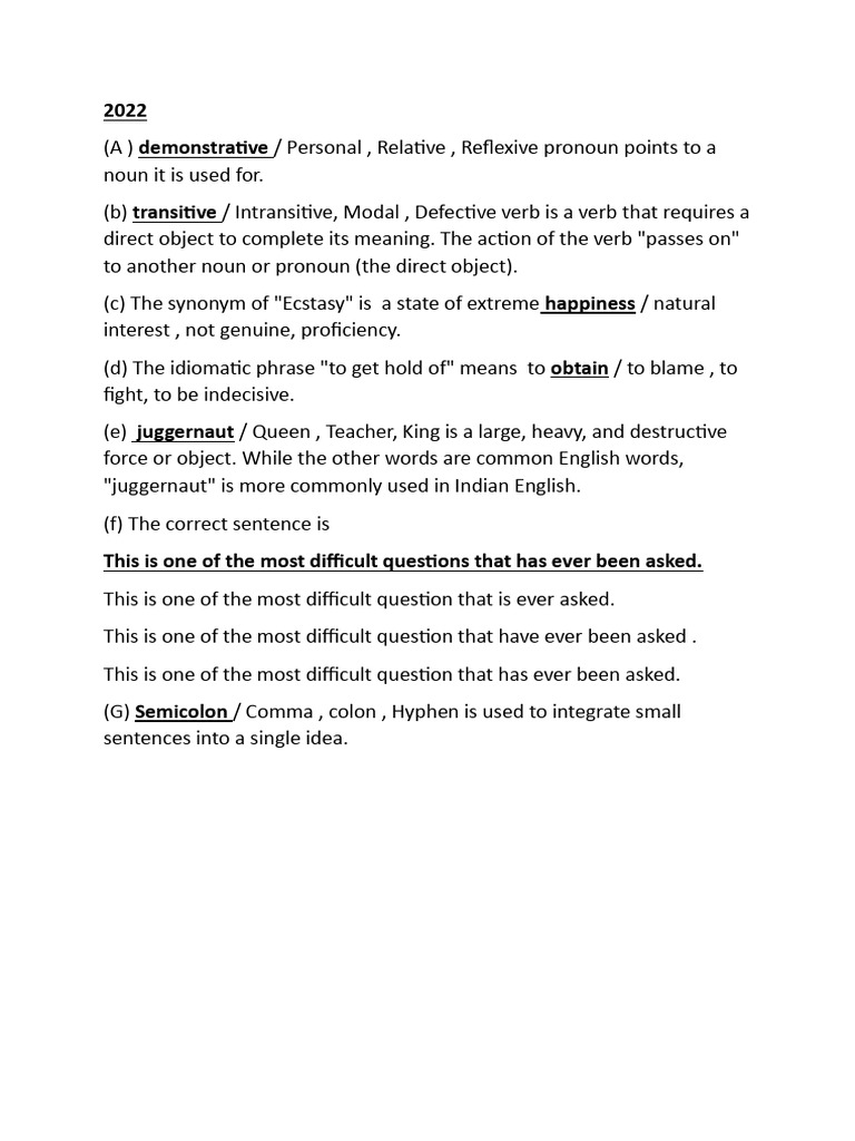 English Grammar Essentials | PDF