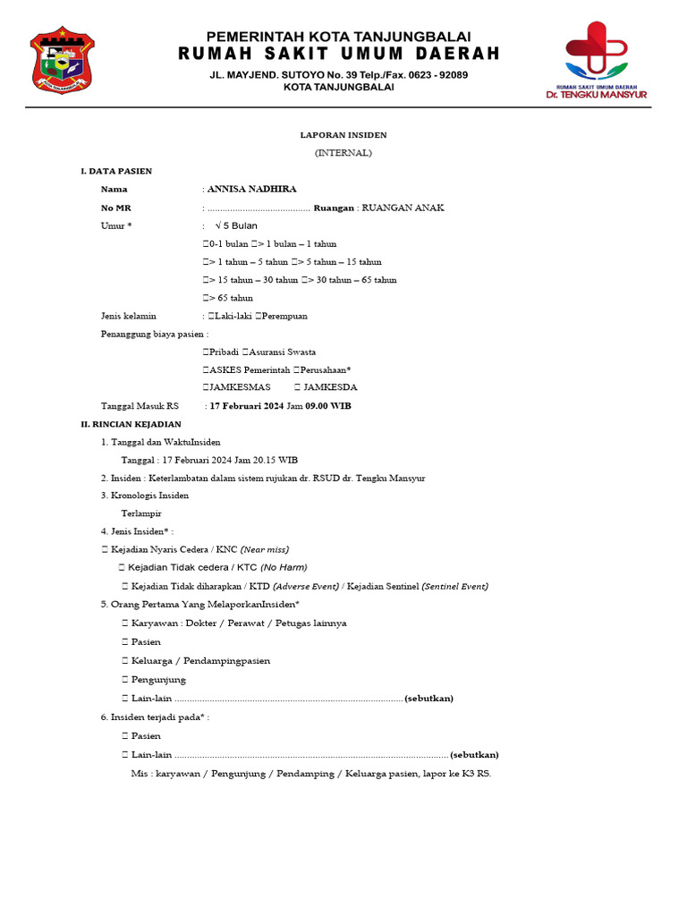 3.p Form IKP Internal Esty 2022 Cop Surat | PDF