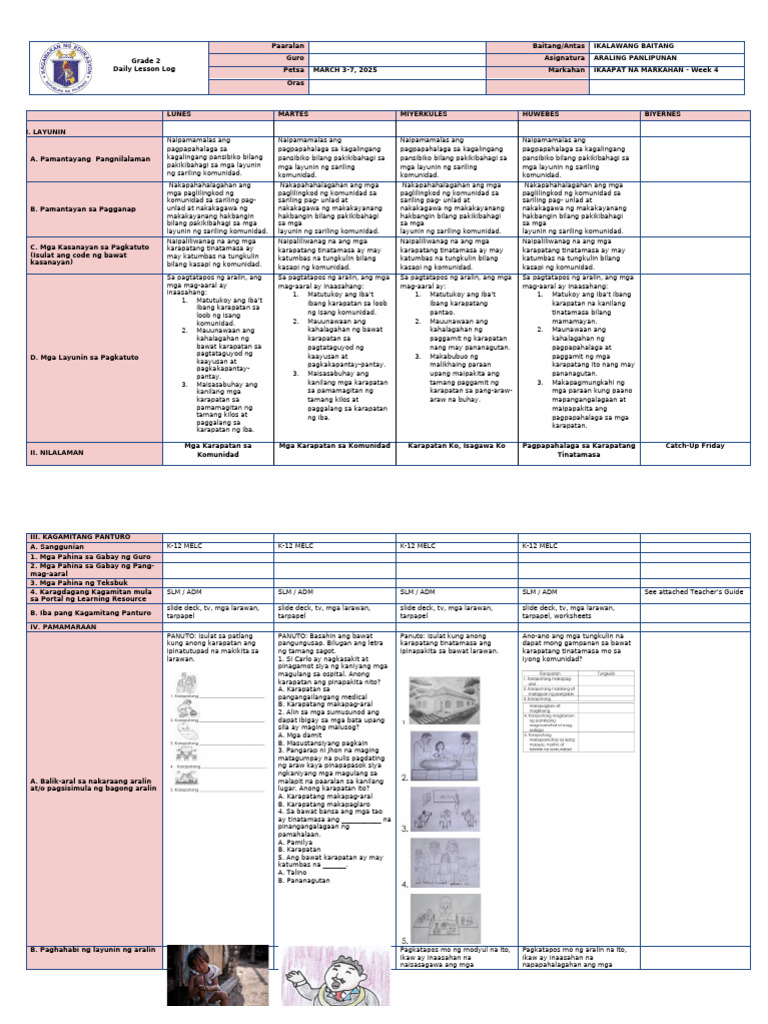 Q4-WEEK4-DLL-AP 2 | PDF