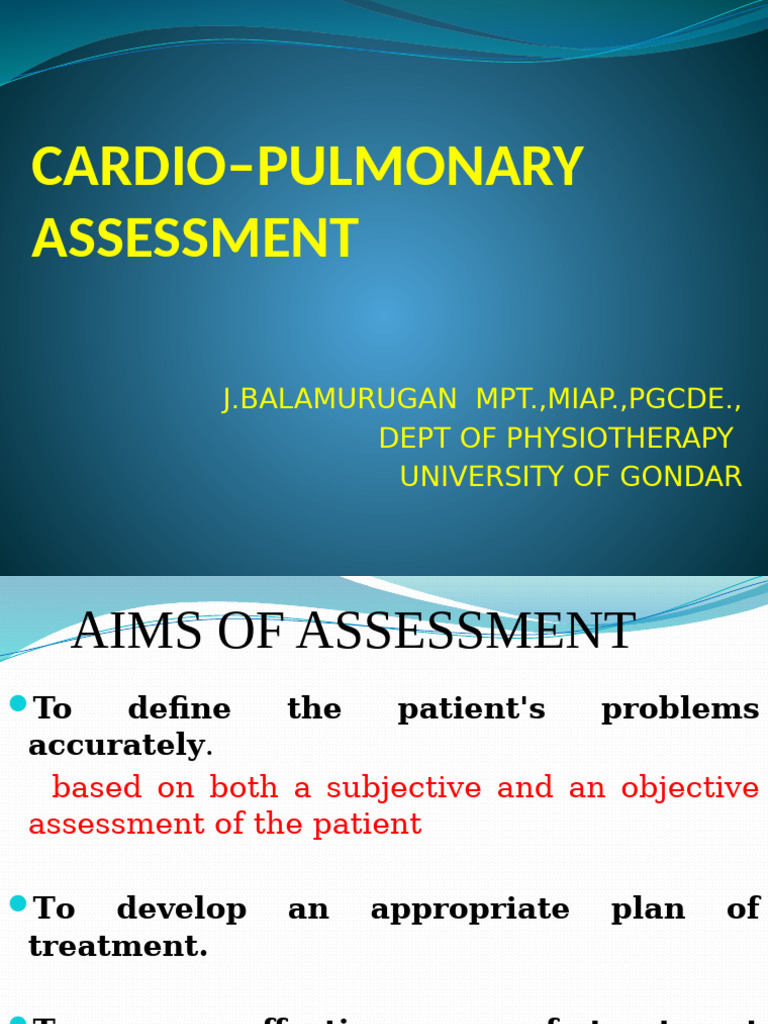 General Asmt | PDF | Blood Pressure | Coronary Artery Disease