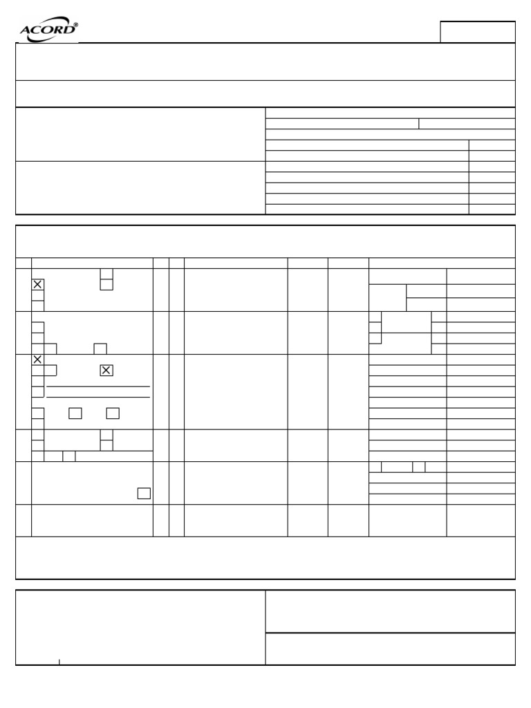 ACORD 0030 2016-03 Acroform | PDF | Private Law | Common Law