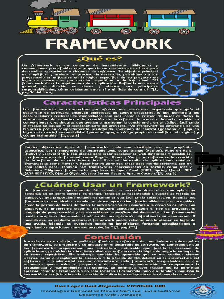ev 203 Que es un framework | PDF | Marco de software | Ingeniería de ...