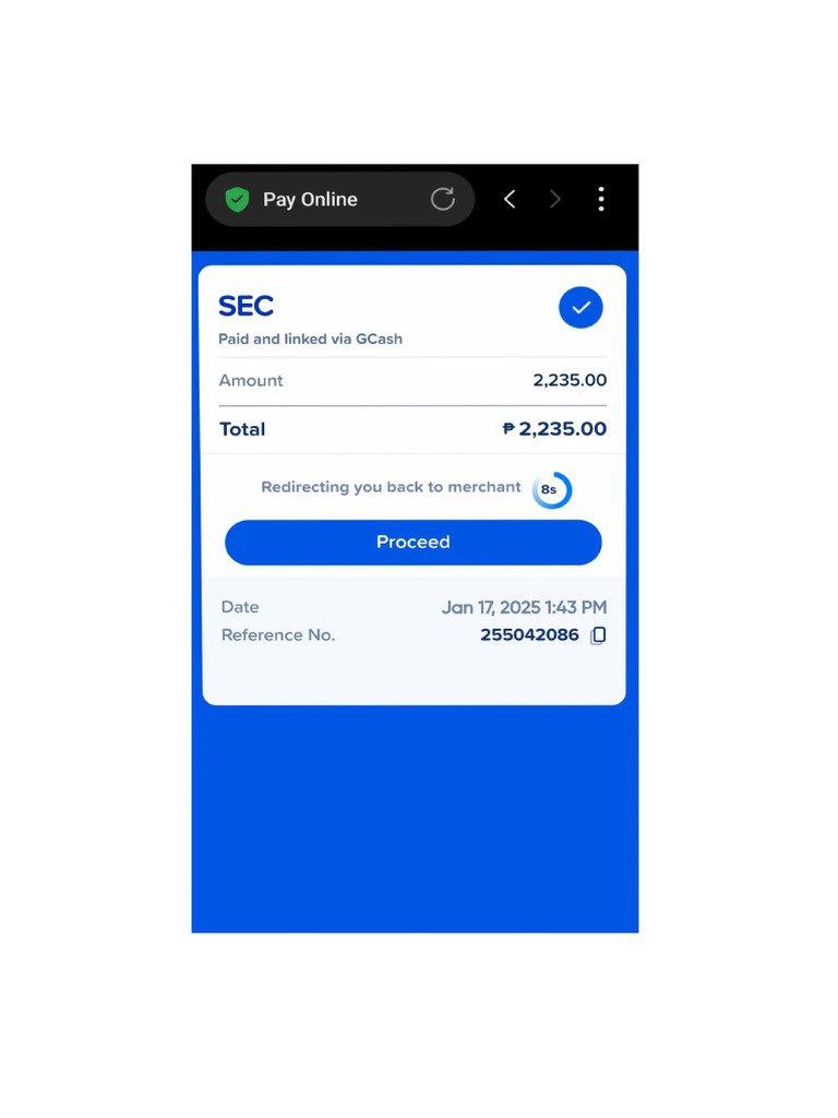 Proof of Payment | PDF