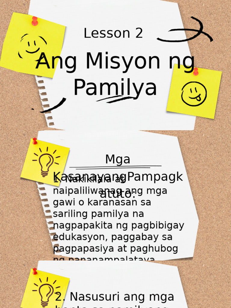 2. Ang Misyon Ng Pamilya | PDF