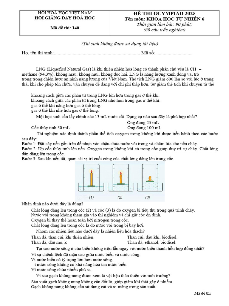 KHTN - Lop 6 - 140 | PDF
